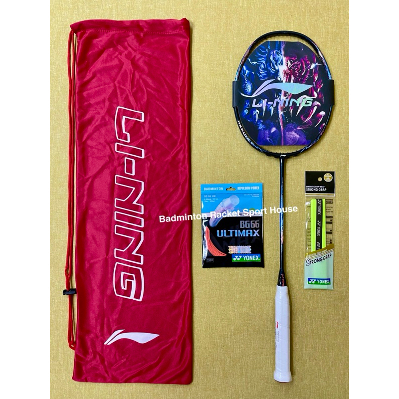 (NEW) Li Ning AXFORCE 90 DRAGON Max Badminton Racket 4U | Shopee Malaysia