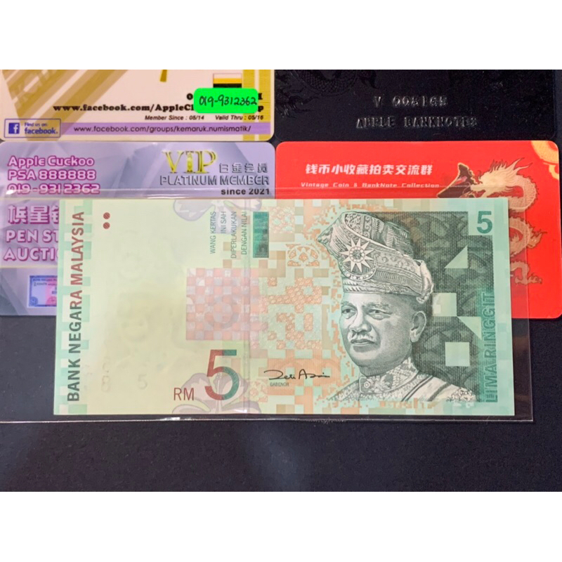 2000 Siri Ke-11 Zeti Paper 5R｜12代5令吉纸质｜UNC全新未流通 | Shopee Malaysia