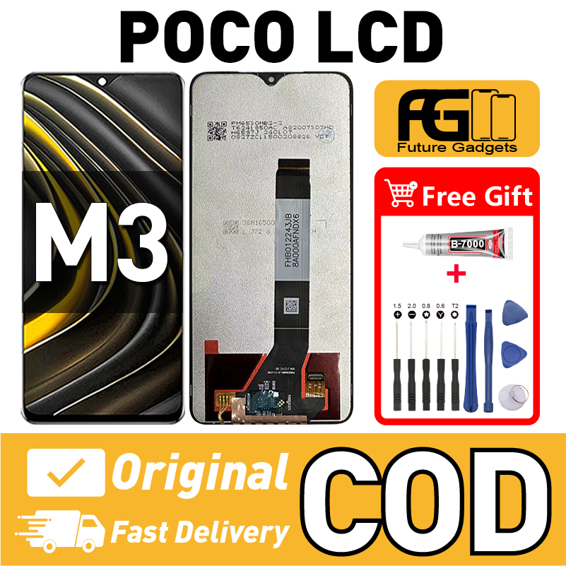 LCD poco M3 Compatible For ORIGINAL LCD Skrin Touch Screen Replacement ...