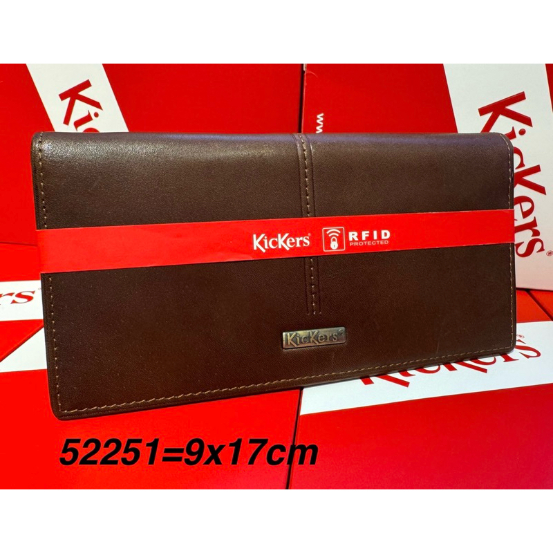 Kickers Genuine Leather RFID Long Purse 💯% Original(IC 52251) | Shopee ...
