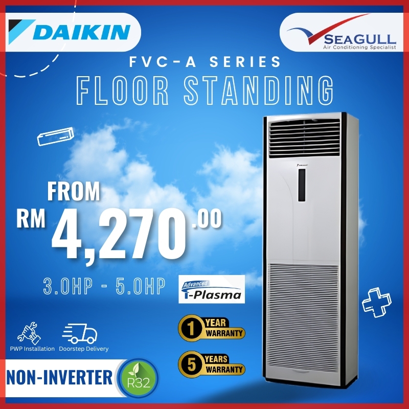 Daikin Floor Standing Non Inverter FVC85A R32 3.0HP - 5.0HP | Shopee ...
