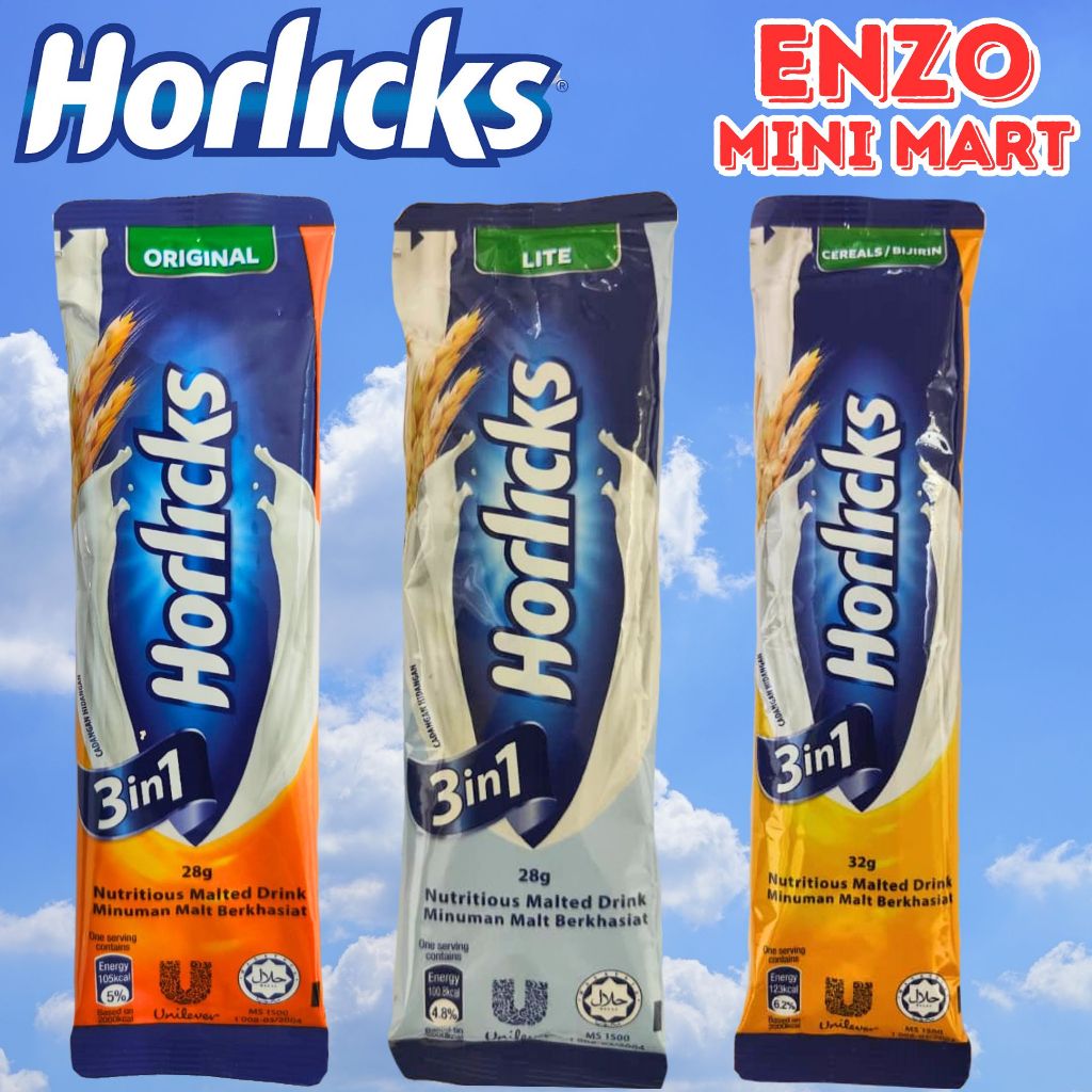 (LOOSE PACK) HORLICKS NUTRITIOUS MALTED DRINK SACHET - ORIGINAL, LITE ...