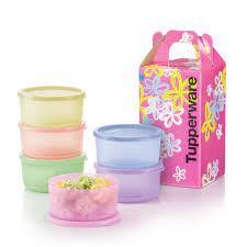 Tupperware Summer Fresh Round 530 ml set 6 pcs with gift box Airtight ...