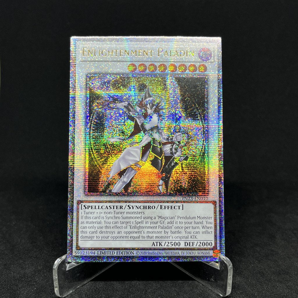 YUGIOH - Enlightenment Paladin - Quarter Century Secret Rare QCSER ...