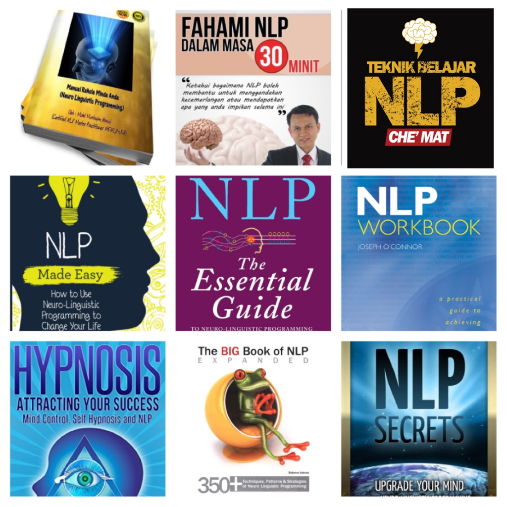 Koleksi Combo Panduan NLP (Neuro Linguistic Programming) | Teknik Belajar NLP | NLP Guide ...