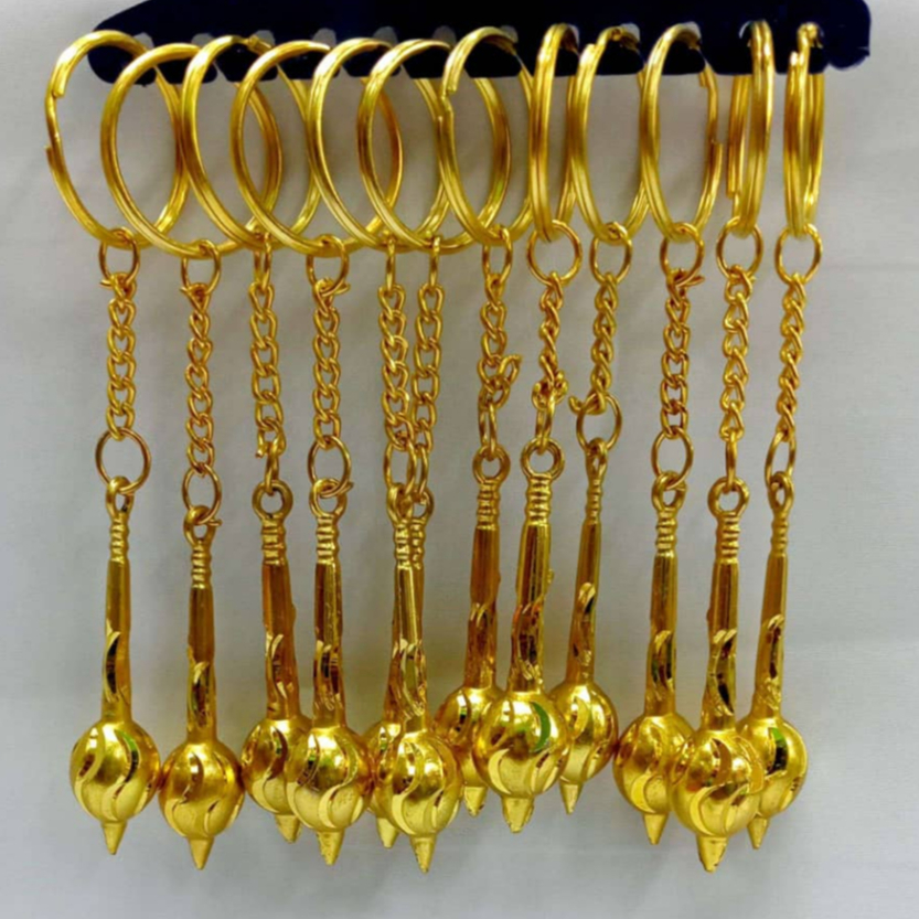 Hanuman Gold & Colourfull Gada Keychain - 1pc | Shopee Malaysia