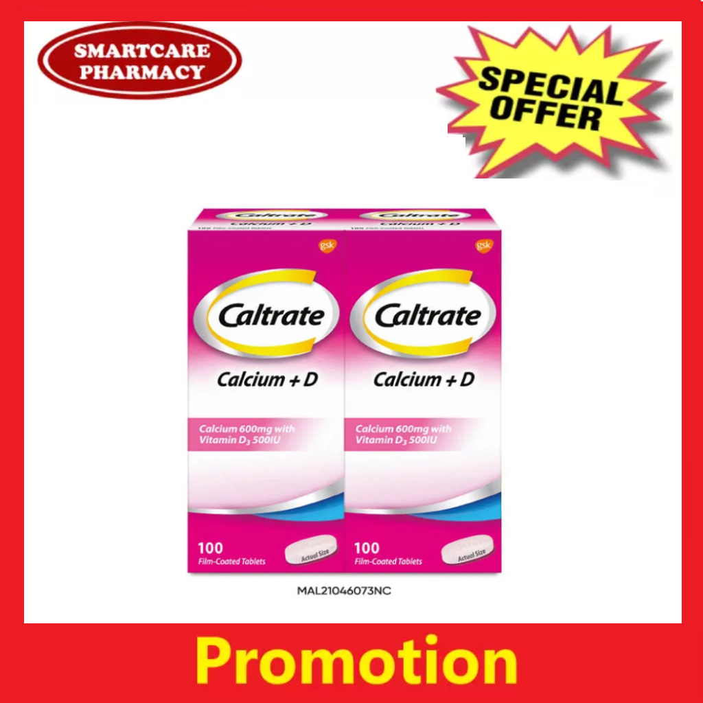 [PINK BOX] Caltrate Calcium +D 100's Twinpack / 1 Box | Shopee Malaysia