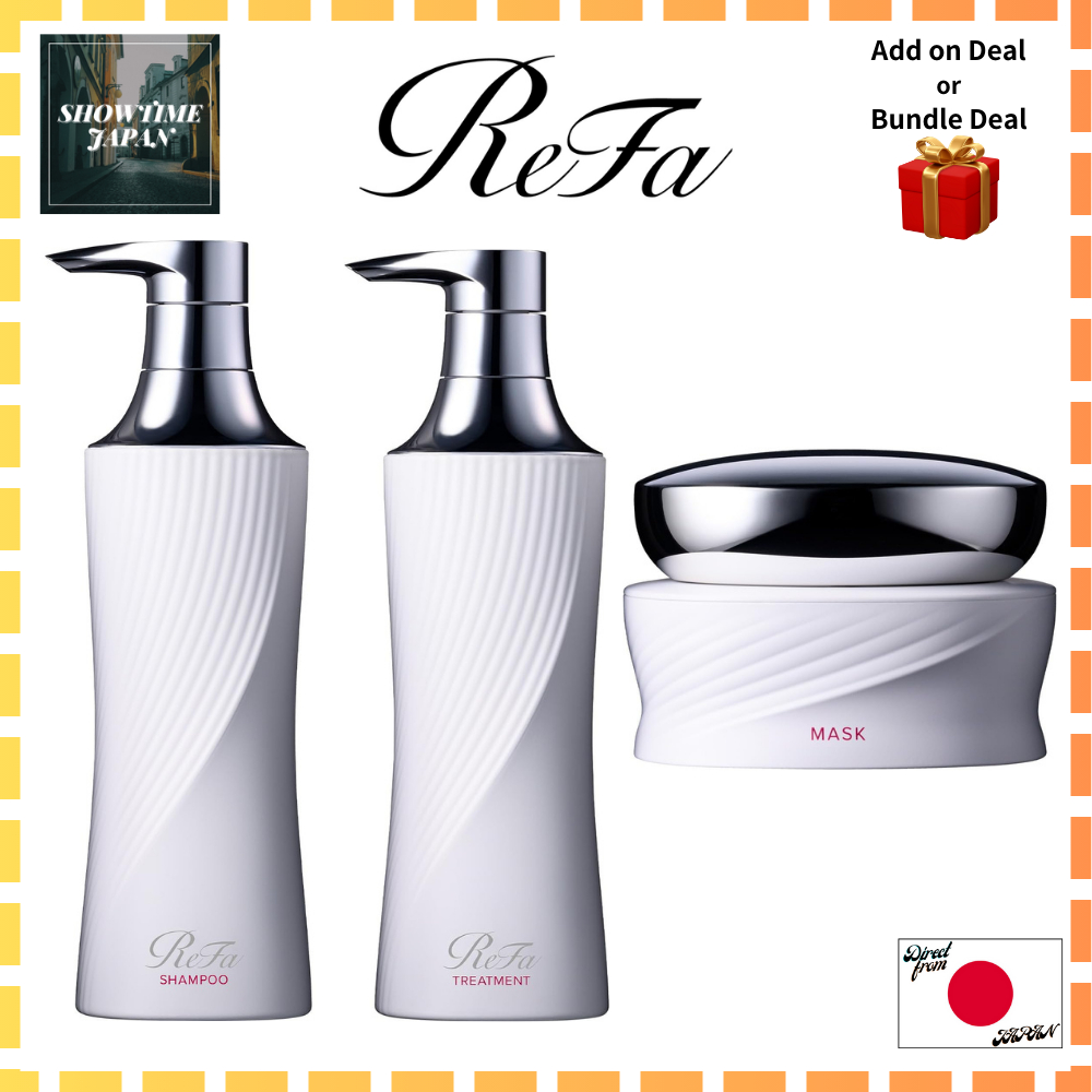 ReFa BEAUTECH [SHAMPOO / TREATMENT / Hair Mask] Genuine Hyaluronic Acid Moisturizing Shine ...