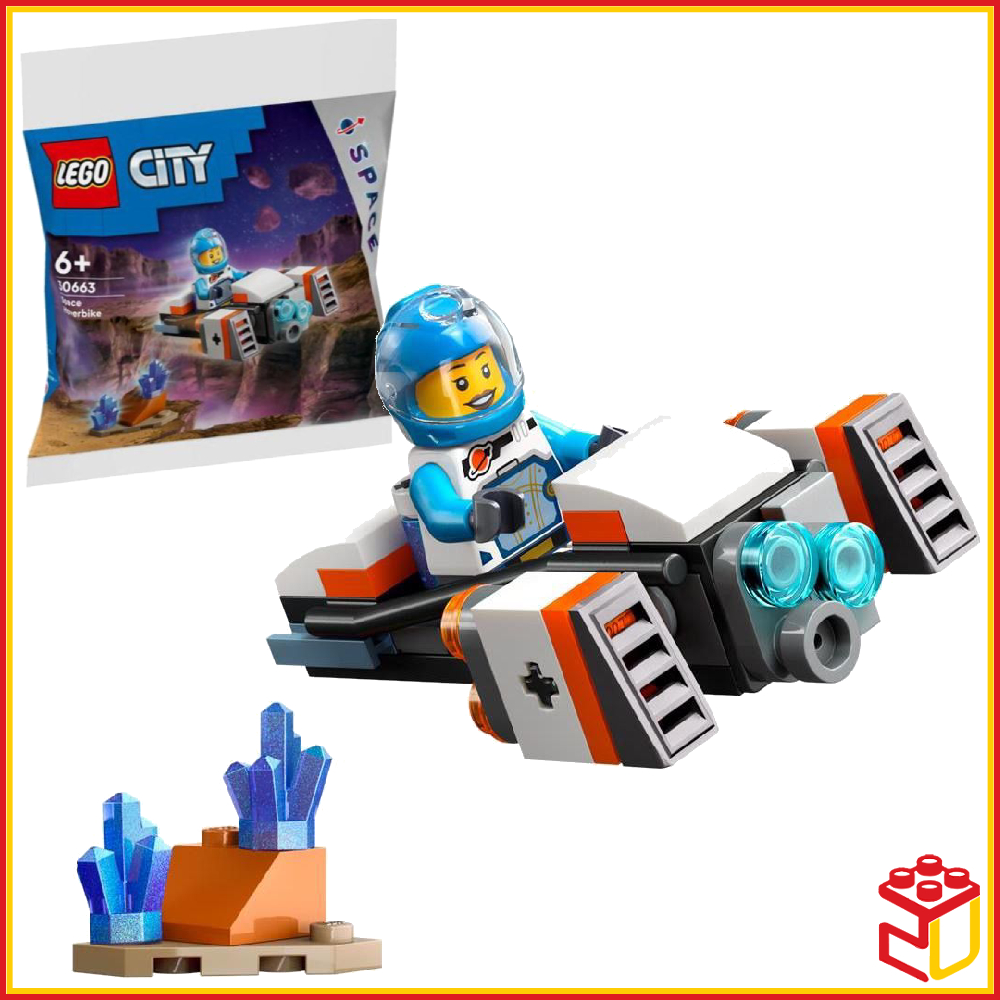 (Ready Stock) 30663 Lego City Space Hoverbike Building Toy (46 Pieces ...