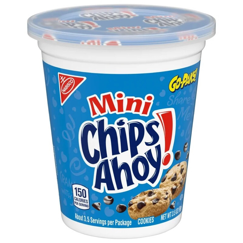 Nabisco mini chips ahoy cookies go-pack 3.5oz | Shopee Malaysia