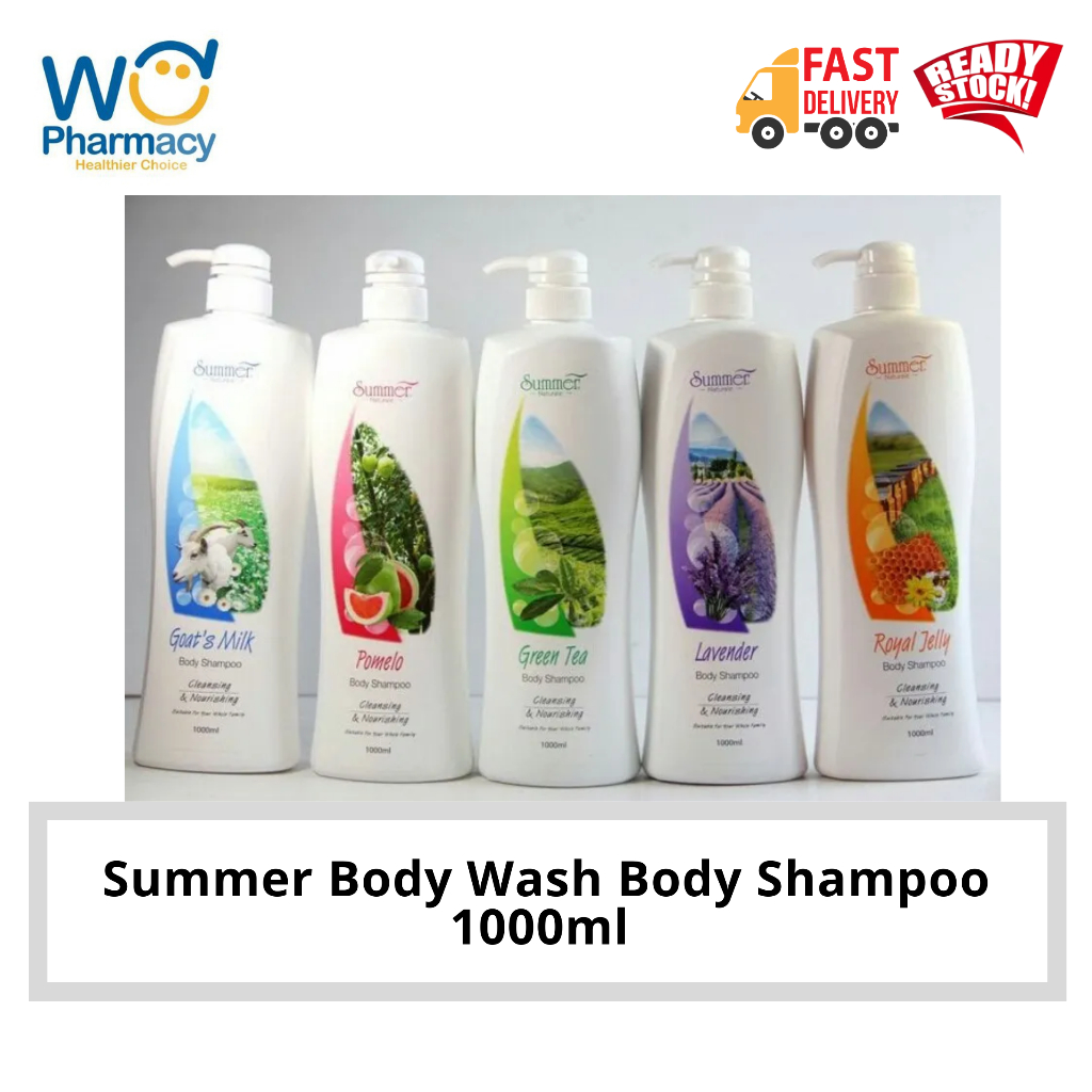 Summer Body Wash / Shower Gel 1L / 1000ml Body Shampoo | Shopee Malaysia