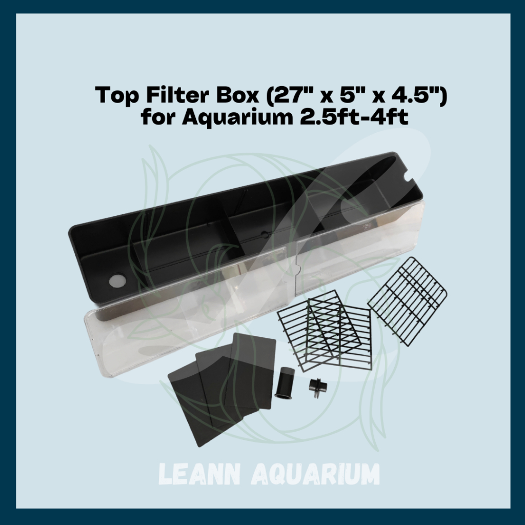 🔥HOT🔥 Top Filter Box (27" x 5" x 4.5") for Aquarium 2.5ft-4ft | Shopee ...