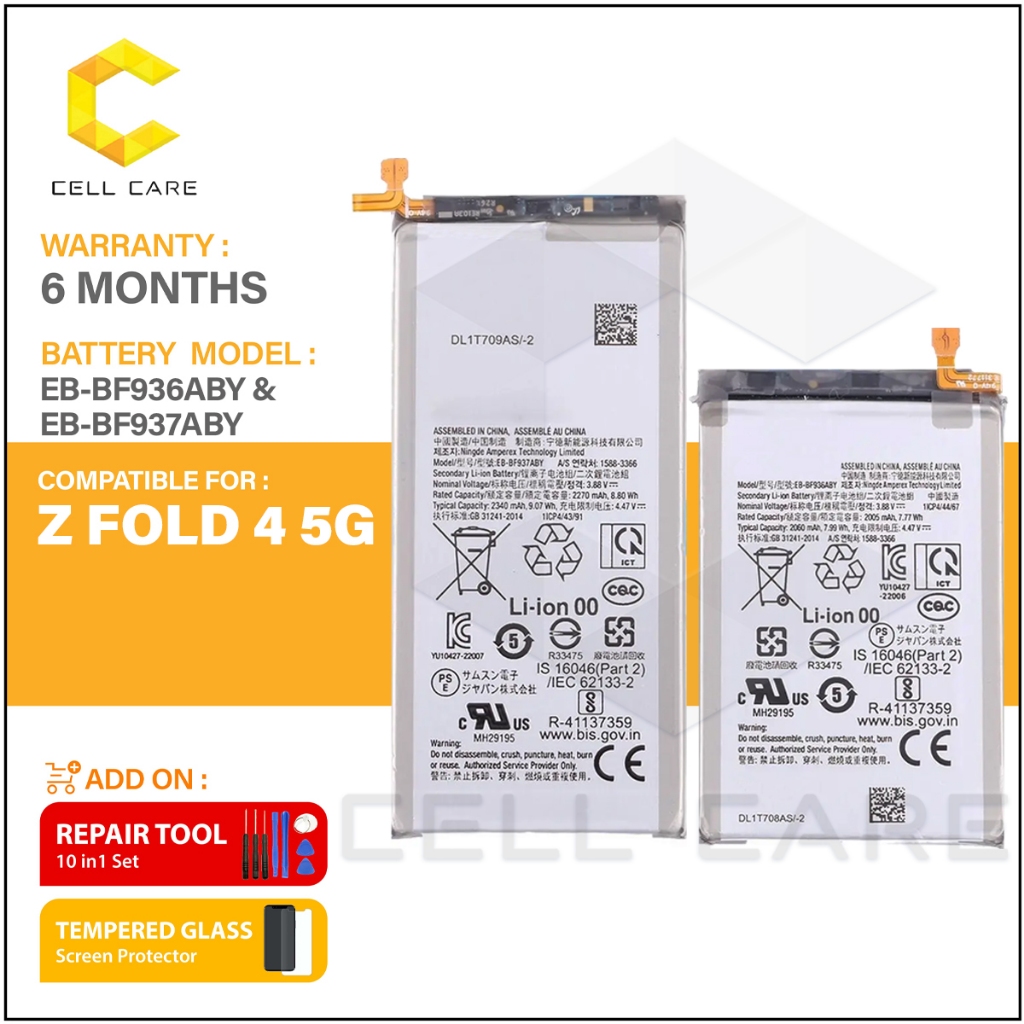 Battery Bateri EB-BF936ABY / EB-BF937ABY For SAMSUNG Z Fold 4 5G F936B ...