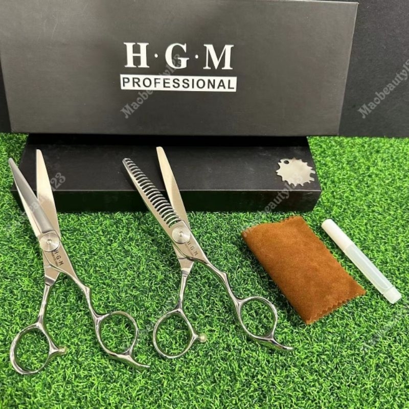 HGM Professional High Quality Hair Cutting 6inch Barber Scissors Set ...