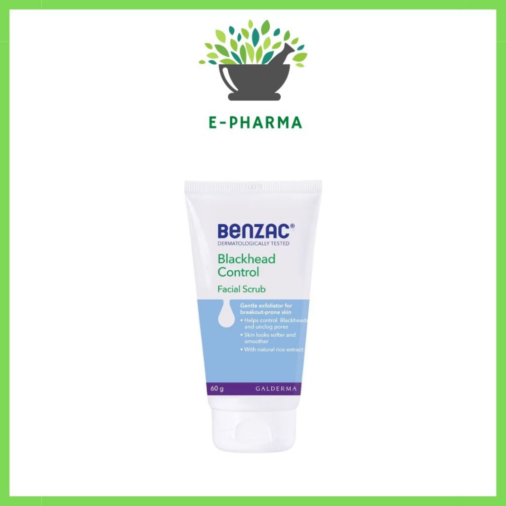 BENZAC Blackhead Control Facial Scrub 60g | Shopee Malaysia
