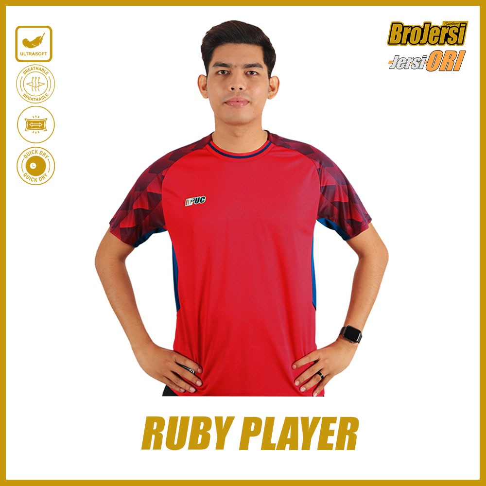 Jersi PUC!! | RUBY PLAYER | Boleh Tambah Nama & No | Microfiber | Ready ...