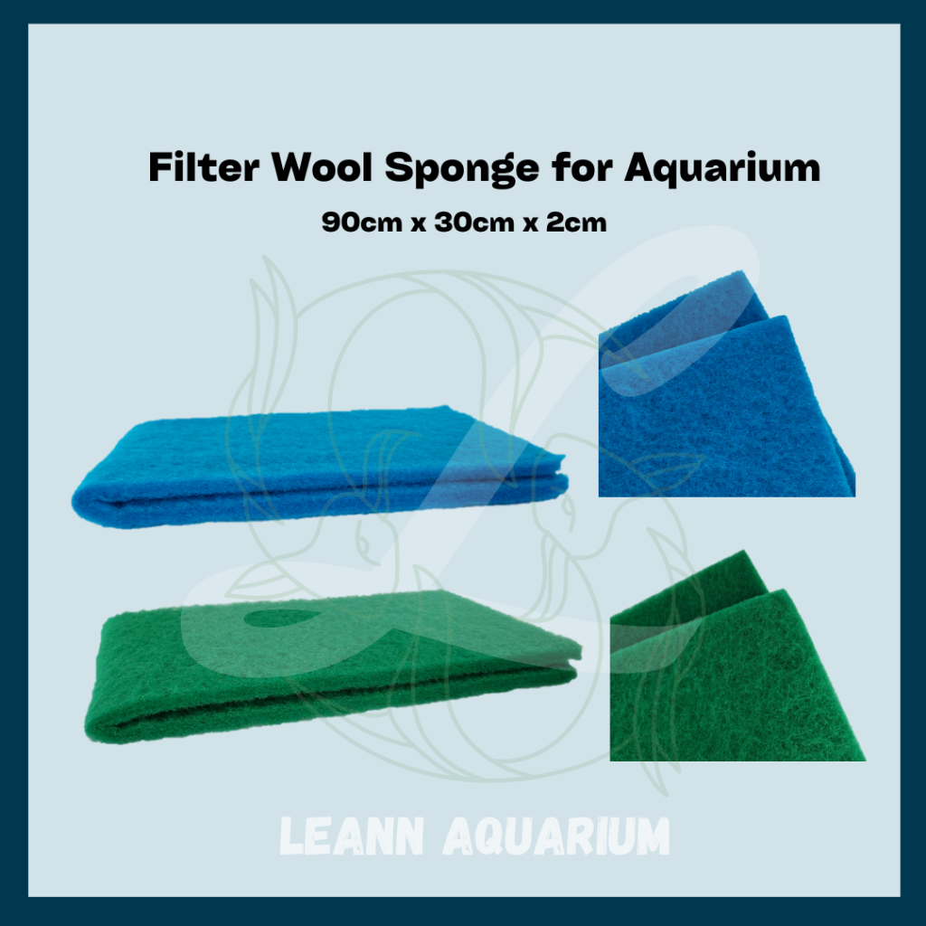 🔥NEW🔥 Filter Wool Sponge for Aquarium 90cm x 30cm x 2cm | Shopee Malaysia
