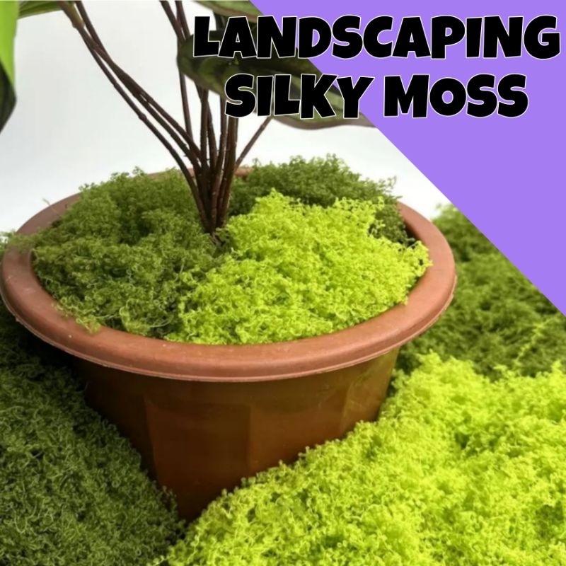 Simulation silky fake moss (DIY Material) | Shopee Malaysia