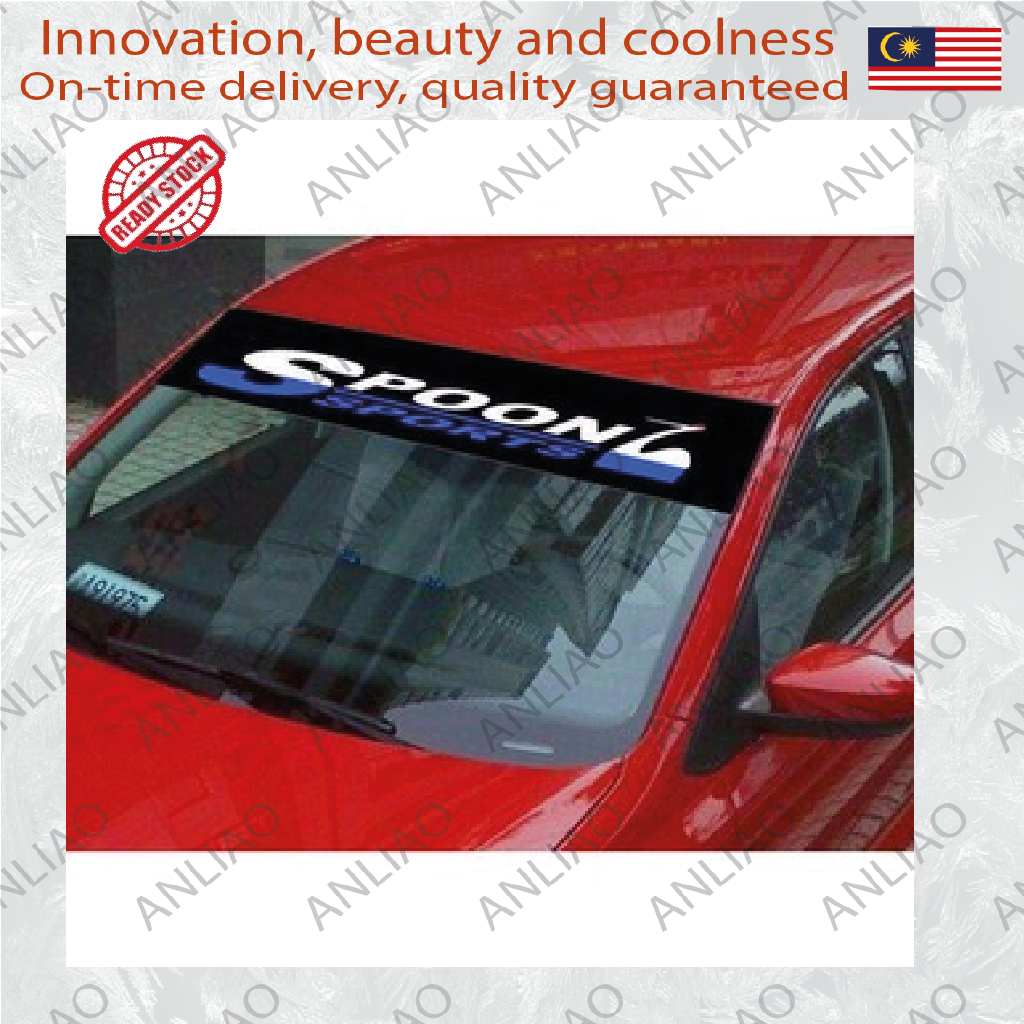 HONDA SPOON SPORTS WINDSCREEN STICKER | Shopee Malaysia