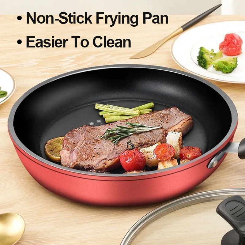Diamond pan Non-stick kitchen iron non-stick pan Gas stove 24cm/26cm ...