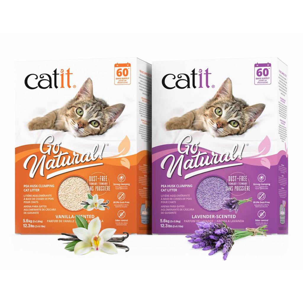 Catit Go Natural Pea Husk Clumping Cat Litter 5.6kg (MAX 2 PER ORDER ...