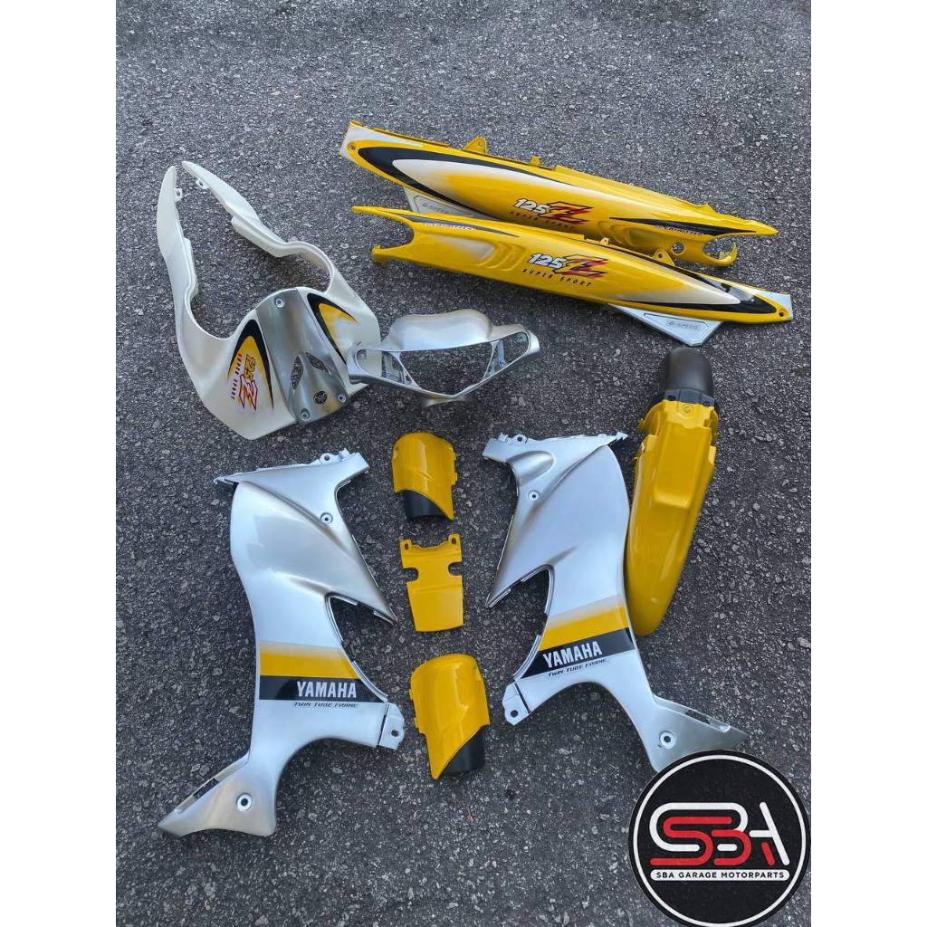 COVERSET ORIGINAL HONG LEONG YAMAHA HLY 125 125Z 125ZR KUNING SABIT ...