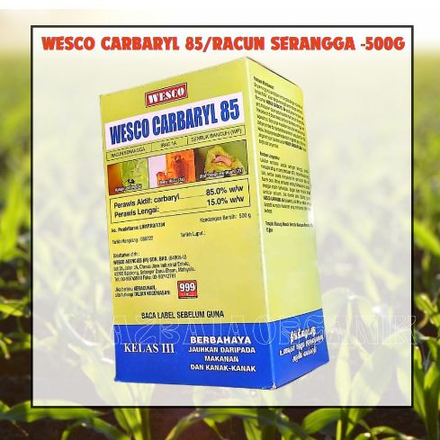 WESCO CARBARYL 85 /RACUN SERANGGA -500G | Shopee Malaysia