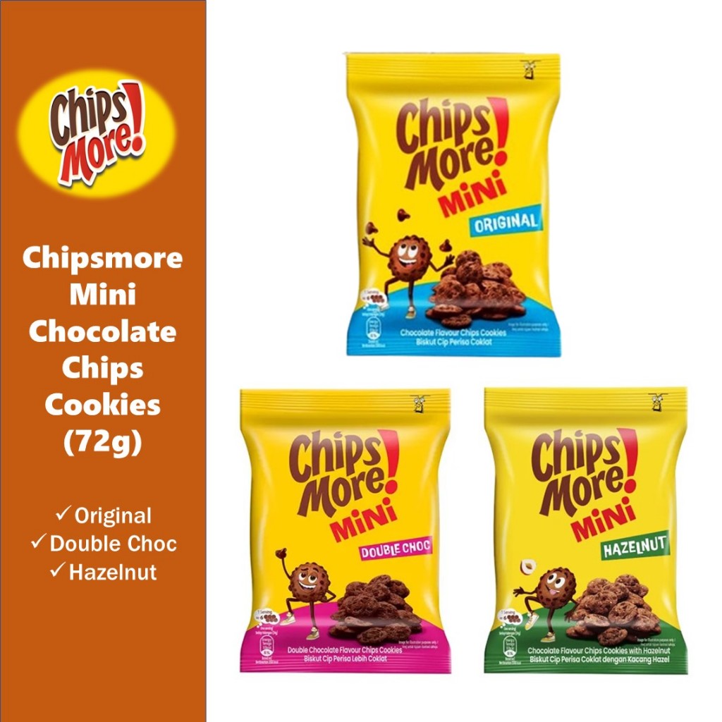 Chipsmore Mini Chocolate Chip Cookies 72g | Shopee Malaysia