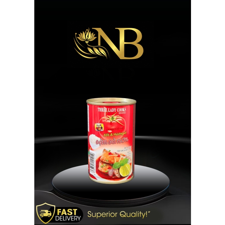 Three Lady Cooks Brand Mackerel in Tomato Sauce (155g) Cá thu sốt cà ...
