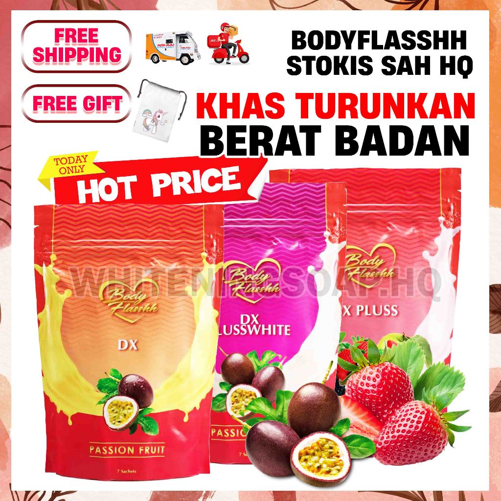 BODYFLASSHH ORIGINAL HQ Drink Kurus Langsing READY STOCK | Shopee Malaysia