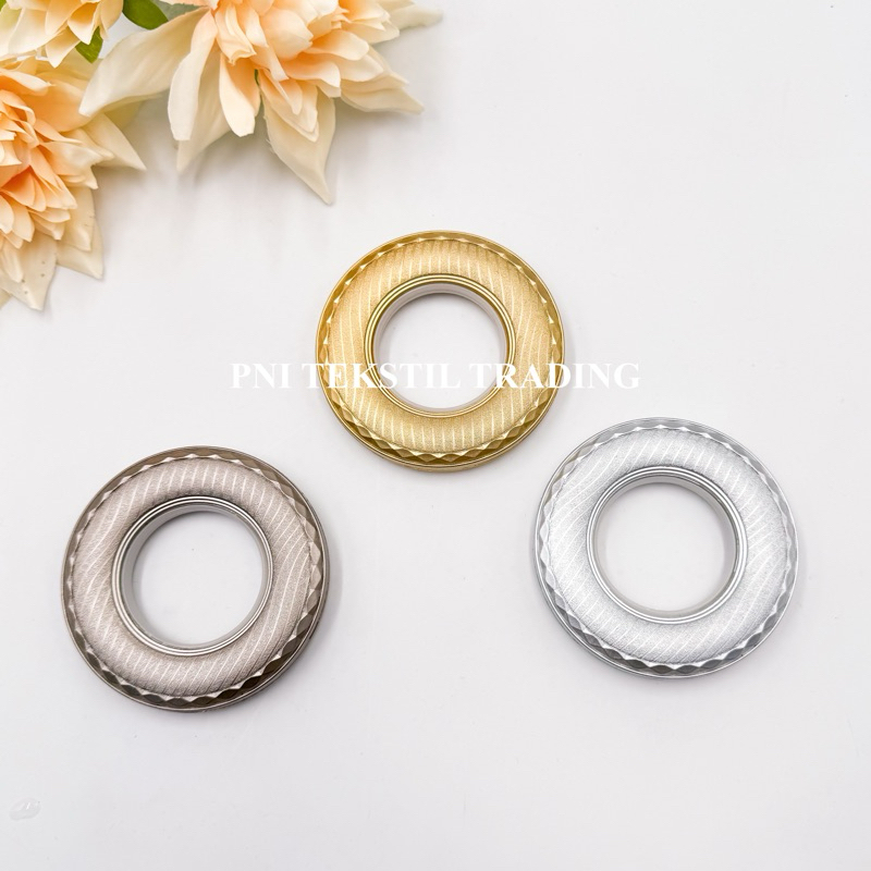 (20 PCS PER PACK) EMBOSSED NANO CURTAIN RING / GELANG LANGSIR / RING ...