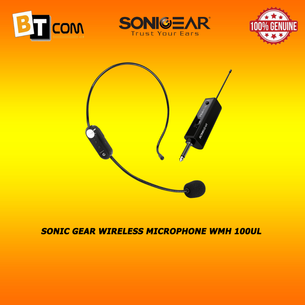 Sonic Gear Wireless Microphone WMH 100UL | Shopee Malaysia