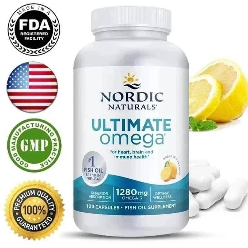 100% Original Product.Natural soft gel Nordic Ultimate Omega High ...