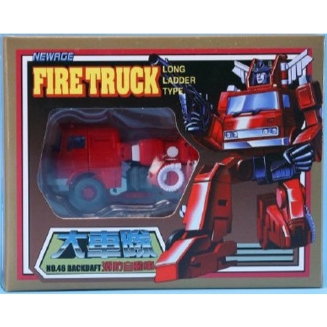 NewAge H46 H-46 Backdraft (Transformers Inferno) G1 legend scale ...