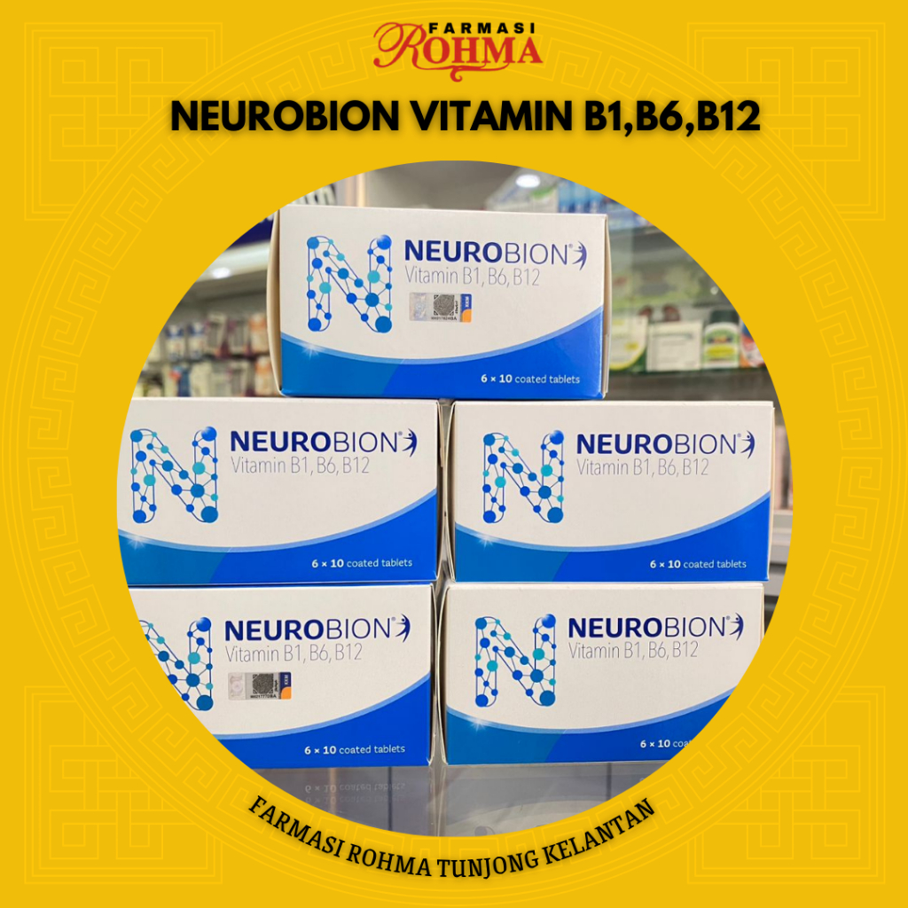 [🔥FARMASI ROHMA🔥] NEUROBION B1,B6,B12 | Shopee Malaysia