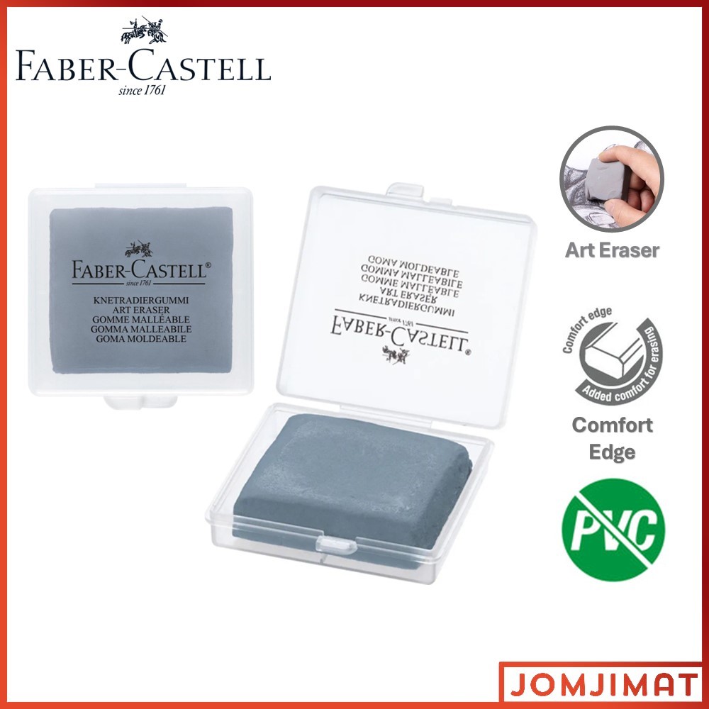 Faber Castell Kneadable Art Eraser Grey Colour 127220 / Art Eraser With ...