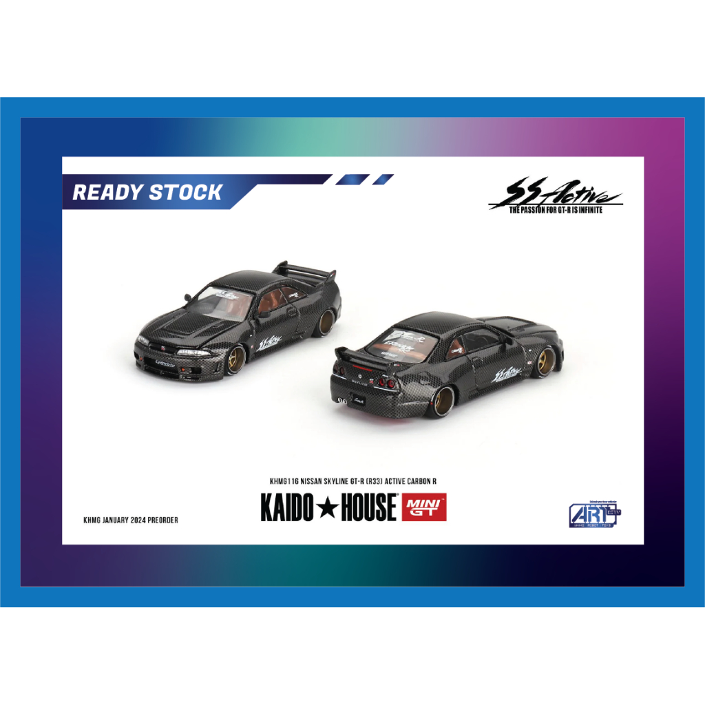 (READY STOCK) Mini GT x Kaido House - KHMG 116 Nissan Skyline GT-R (R33 ...