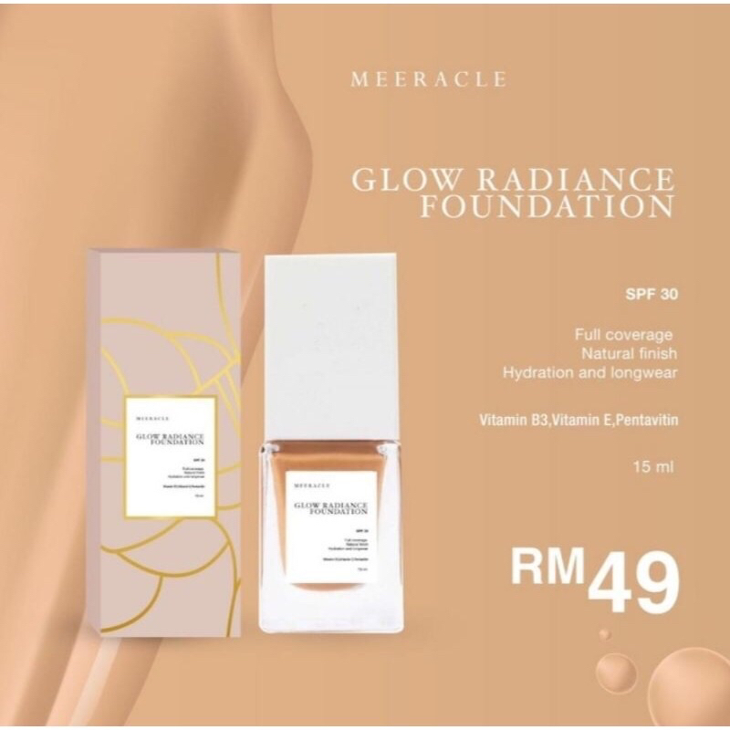 MEERACLE GLOW RADIANT FOUNDATION | Shopee Malaysia