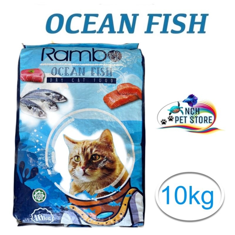 RAMBO Ocean Fish 10kg DRY CAT FOOD | Shopee Malaysia