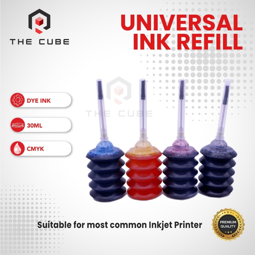 Easy Refill Ink Universal Dye Ink for HP 680 / 682 / 678 Canon Ink ...