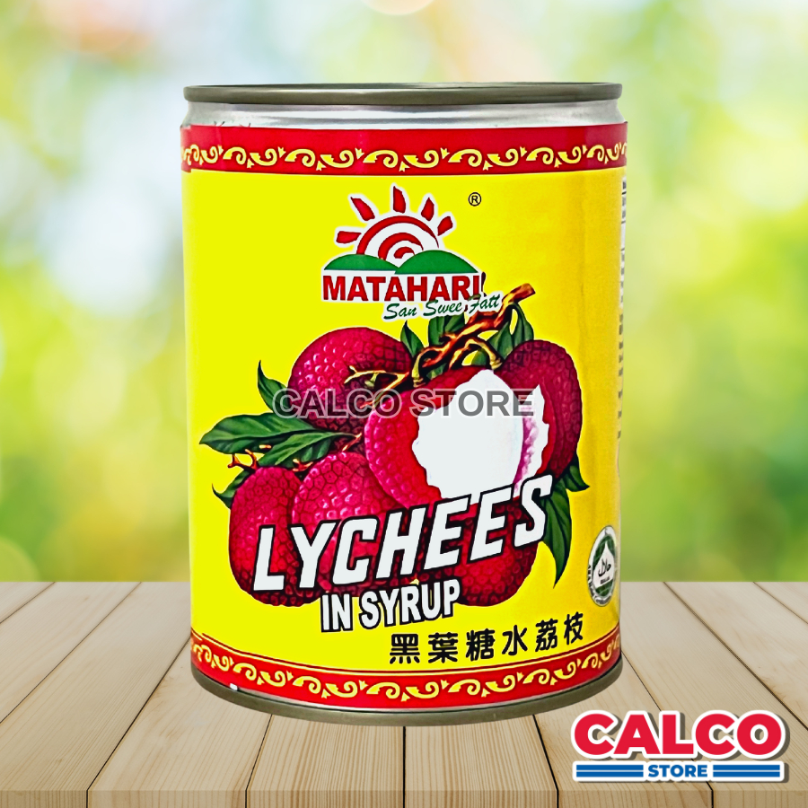 565g Matahari Lychees In Syrup Laici Dalam Sirap Canned Food 黑叶糖水荔枝罐头食品 ...