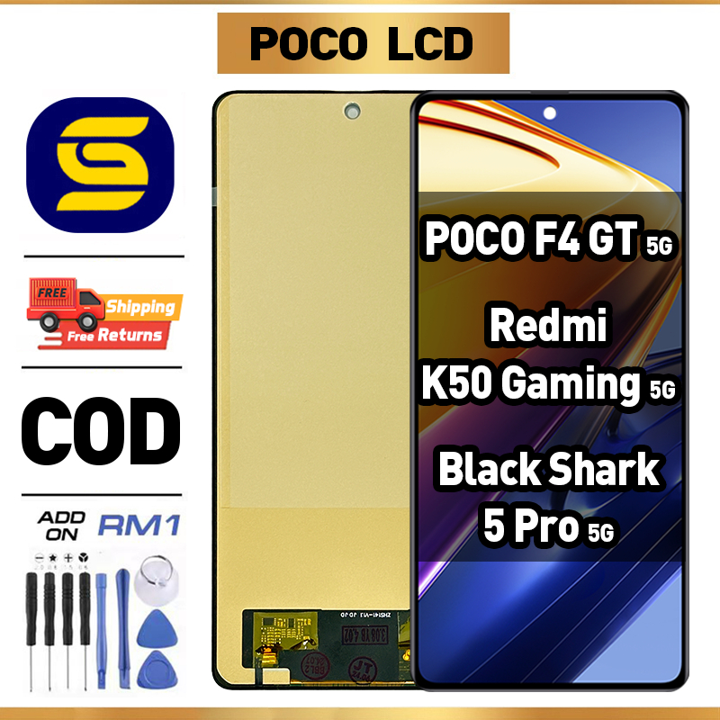 LCD POCO F4 GT 5G/ Redmi K50 Gaming/ Mi Black Shark 5 Pro Compatible ...
