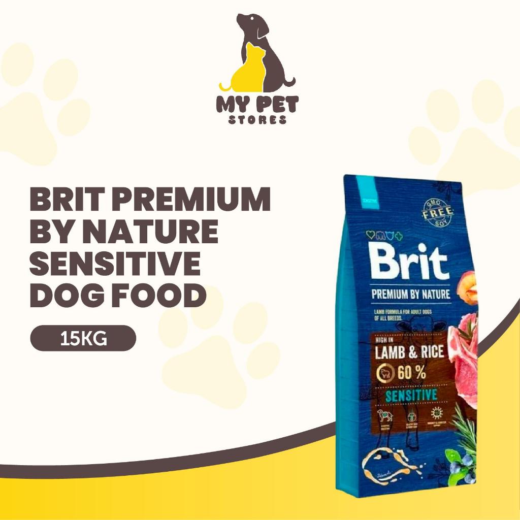 Brit Premium by Nature Sensitive Lamb & Rice 15KG Dry Dog Food | Shopee ...