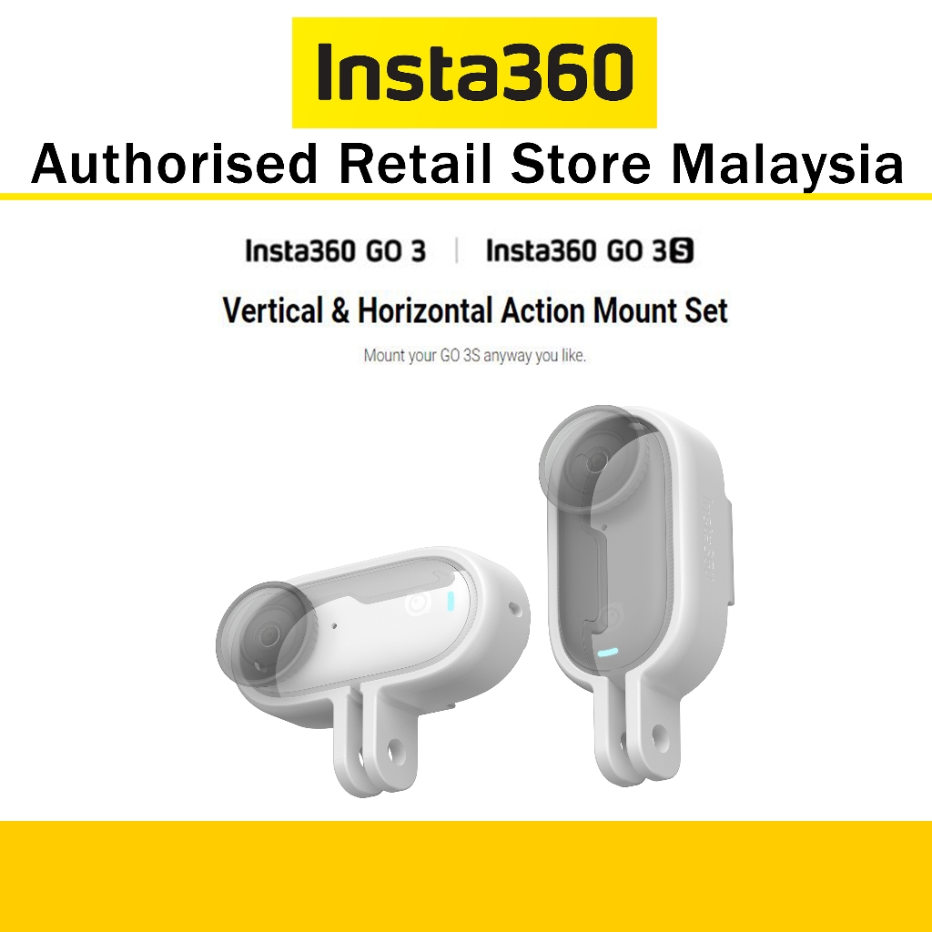 Insta360 Go 3/3S Vertical & Horizontal Action Mount Set | Shopee Malaysia