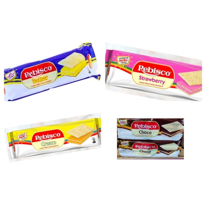 Rebisco Crackers choco / strawberry / cream / butter flavor 10x32g ...
