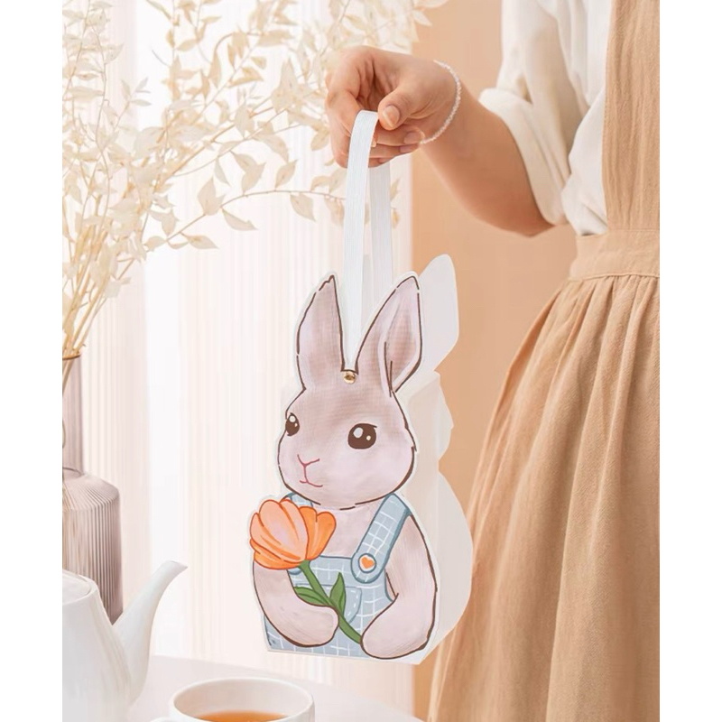 3D兔子月饼盒/2024中秋月饼包装盒/中秋礼盒/Rabbit box/Luxury mooncake gift box/Mooncake ...