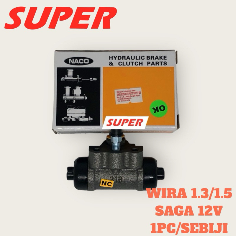 WIRA 1.5,1.6/SAGA 12V BRAKE PUMP/CYLINDER PUMP REAR NACO MB618981 ...
