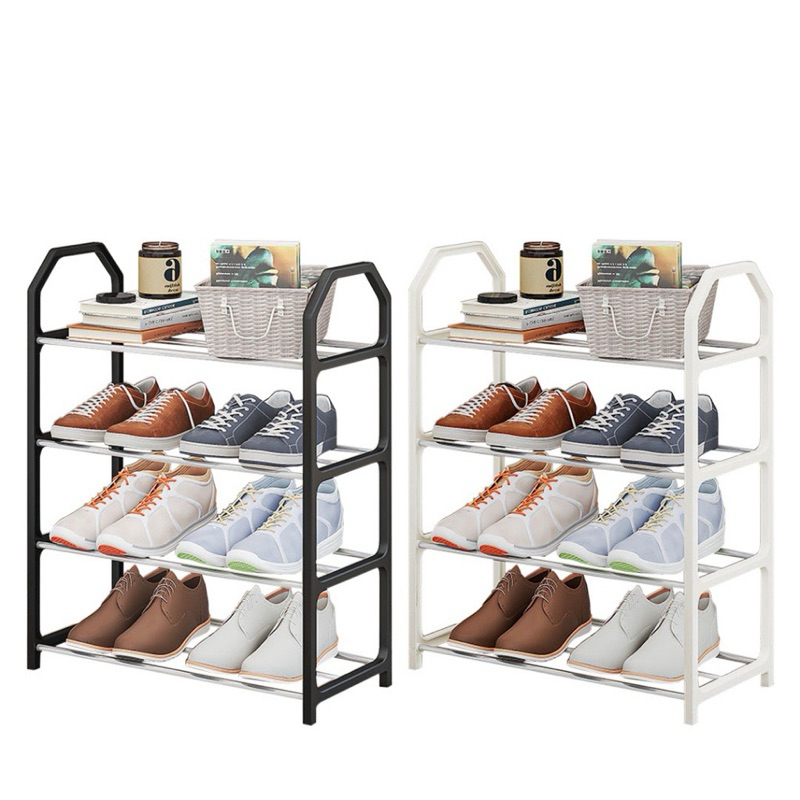 TheOne 4 Layer Stainless Steel Economic Shoe Rack multifunctional ...