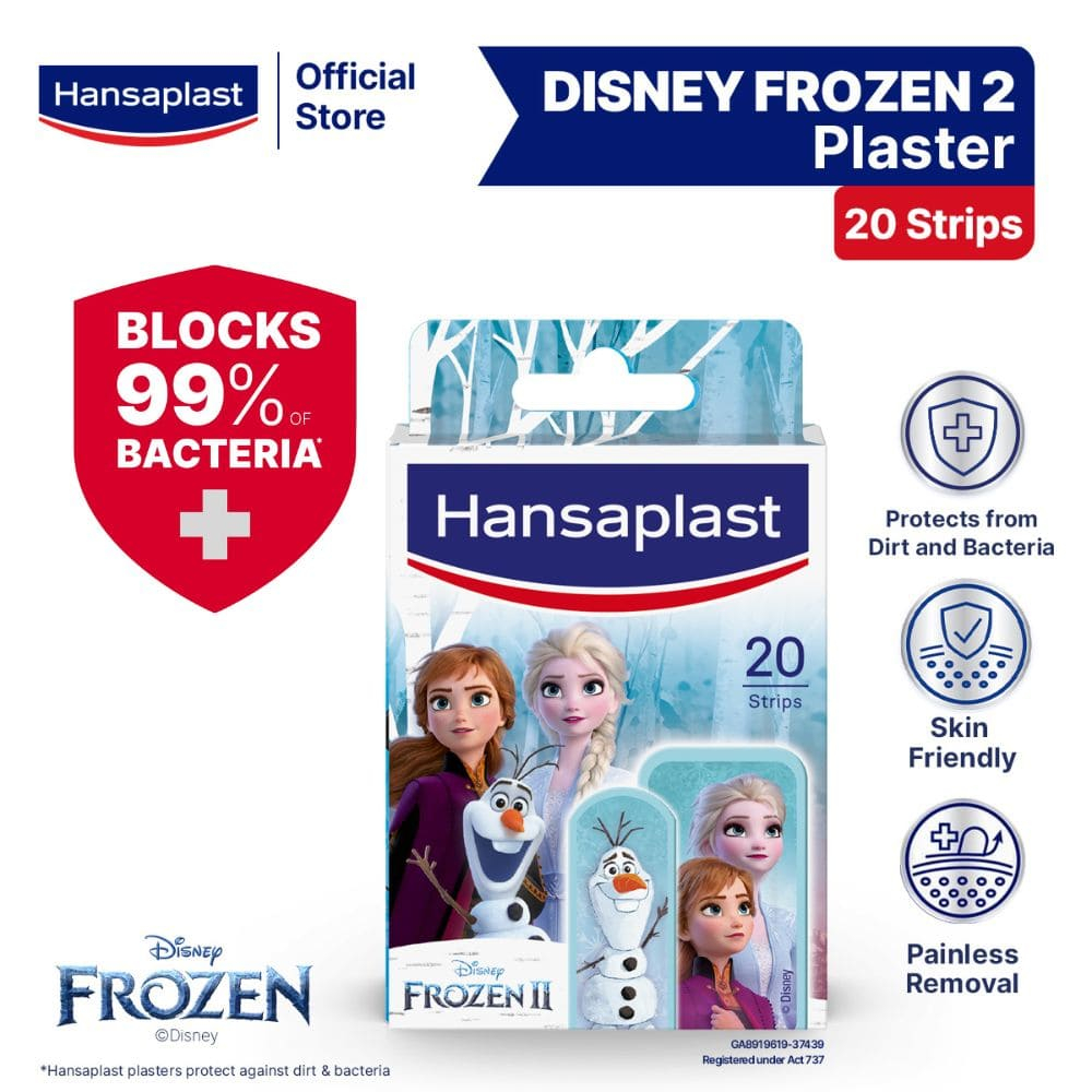 Hansaplast Disney Frozen II Wound Plasters for Kids Water Resistant ...