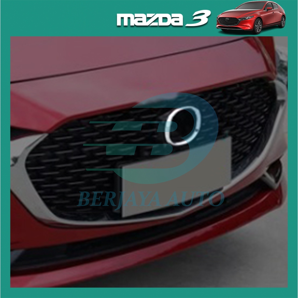 Mazda 3 BP Front Trunk Emblem Frame Badge Front Grille Logo Frame Trunk ...